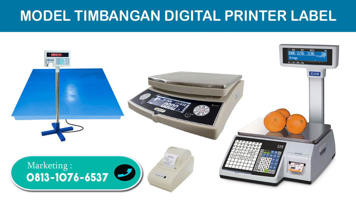 Timbangan printer Label Terbaik